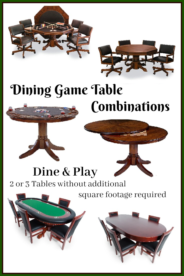 Combination Dining and Game Tables - Beautiful Home and Garden Decor
